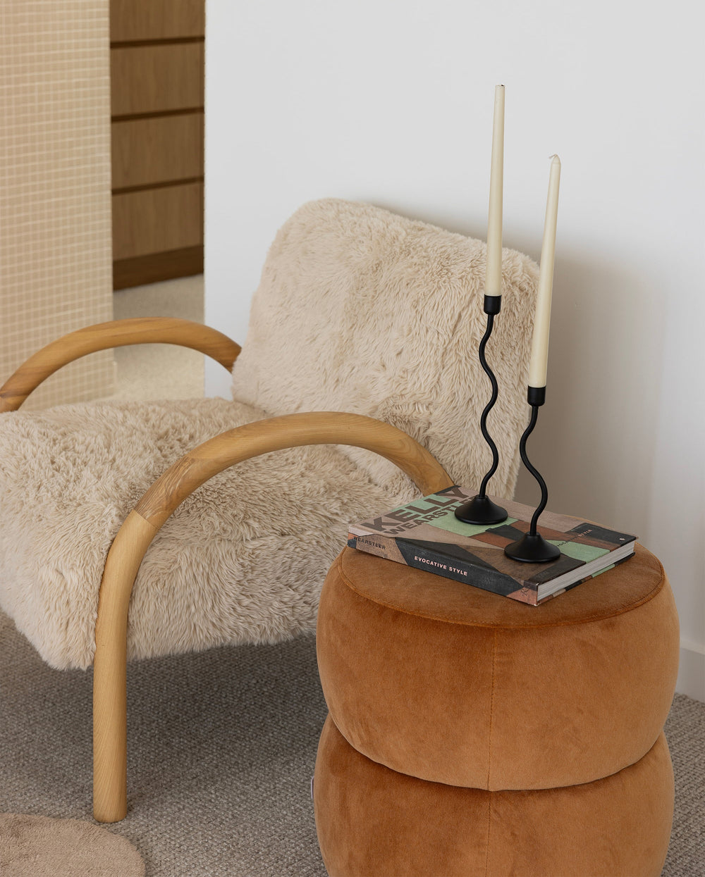 Sienna Wavy Candle Holder Large | House of 9