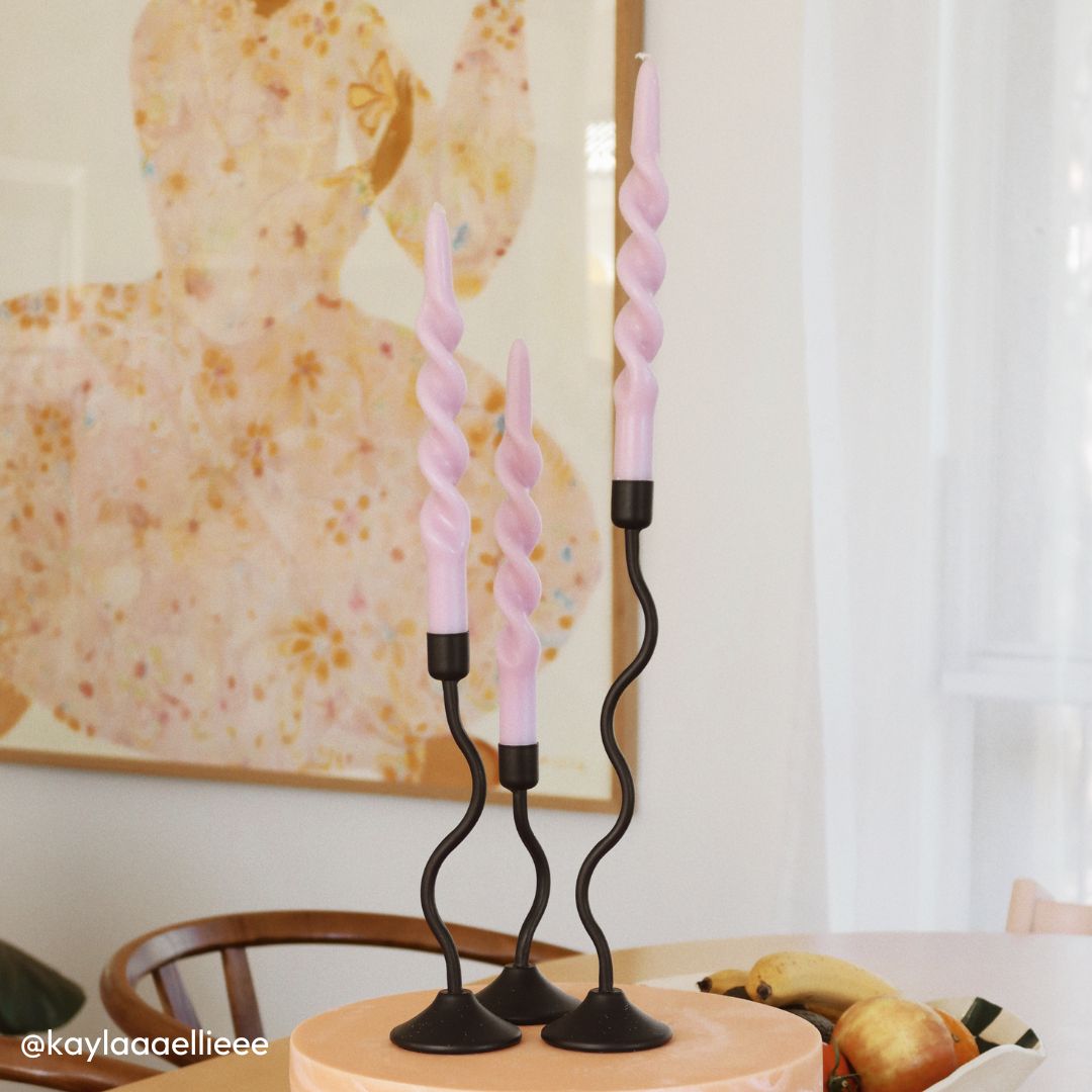 Sienna Wavy Candle Holder Large | House of 9